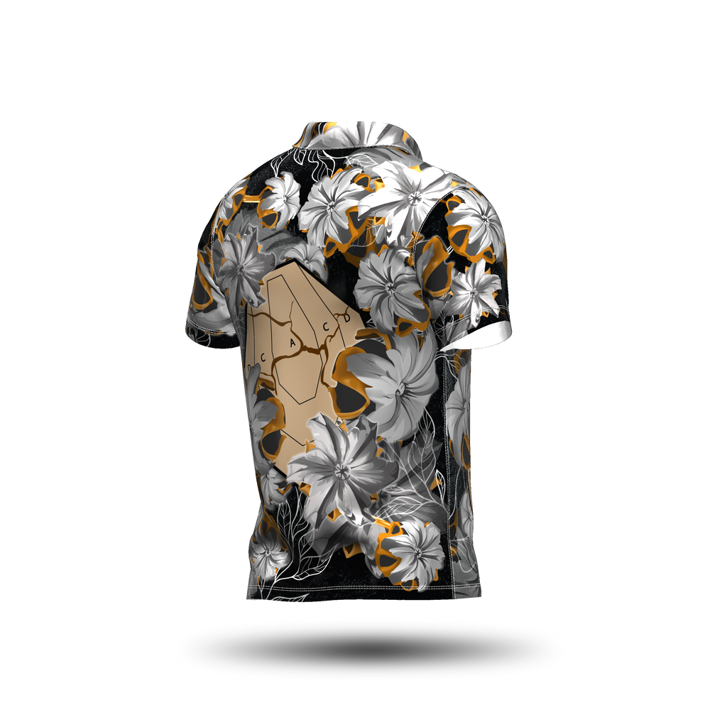 DED BULLET FLORAL IPSC TARGET BLACK – Dead Eye Designs